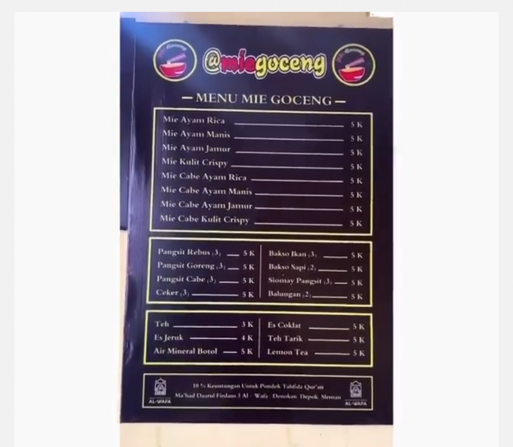 Mie Goceng - Chanelmuslim.com Serba 5 RibuRibu