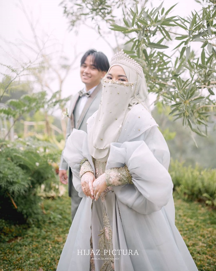 Inspirasi Gaun Pengantin Wafiq Malik, Anggun Nuansa Hijau ...